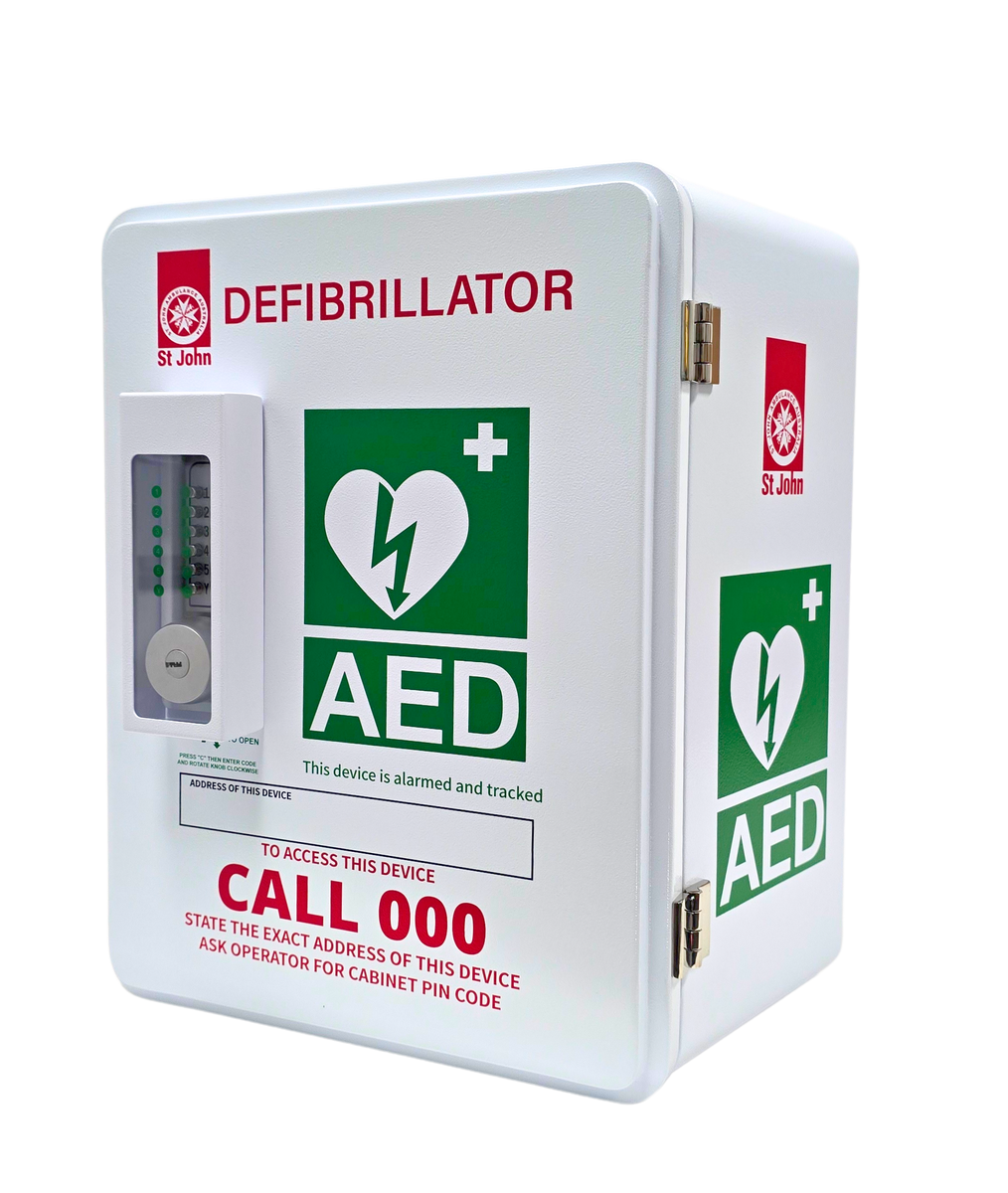 Defibrillator Cabinet - Outdoor with Keypad Lock – St John Ambulance ...