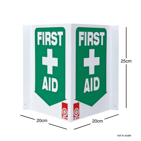 First Aid Signage 90 Degree – St John Ambulance Victoria