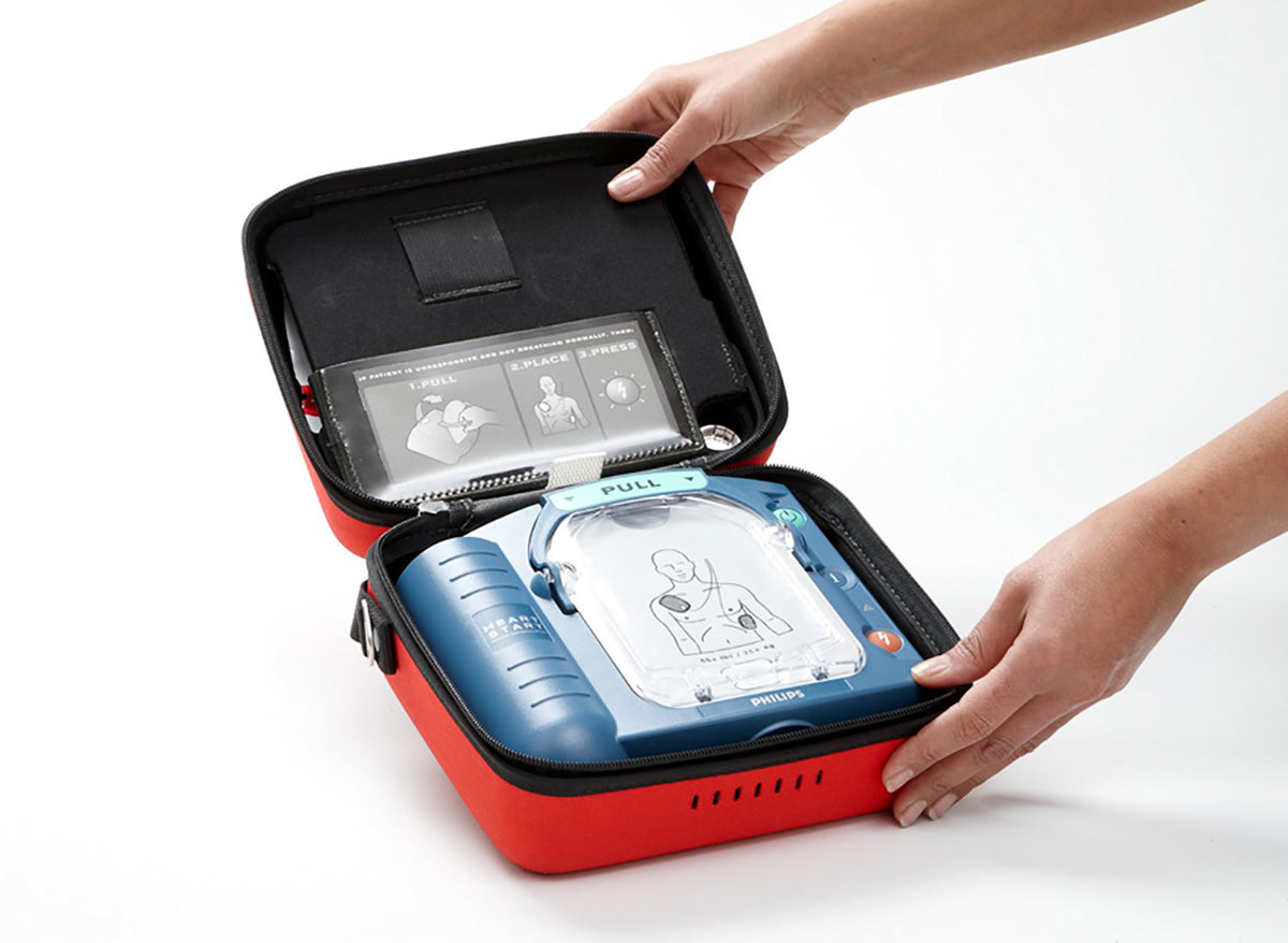 Philips HeartStart HS1 Defibrillator with Cabinet Bundle – St John ...